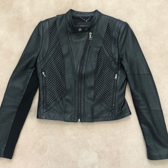 BCBGMaxAzria | Jackets & Coats | Bcbg Leather Moto Jacket | Poshmark